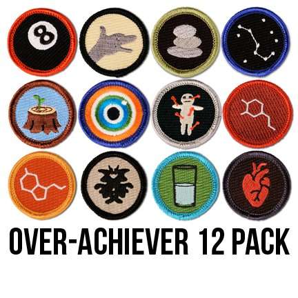 Rewarding Grownup Emblems : Merit Badge For Adults