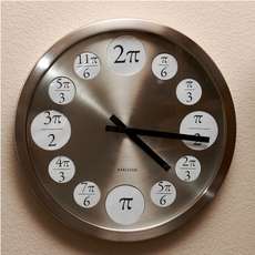 Math Major Wall Clocks : Pi Clock