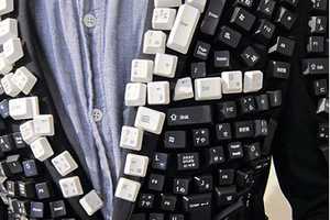 Keyboard Tuxedos : computer keys jacket