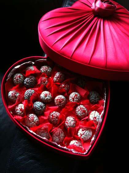 Bloody Brain Chocolates : Zombie Truffles