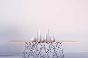 Scribbled Table Support : Quantum Table