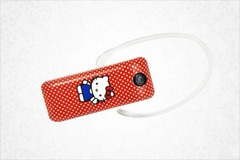 Adorably Advanced Gadgets : Hello Kitty Bluetooth Headset