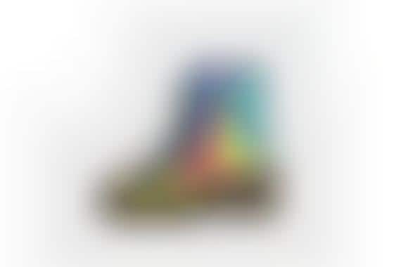 Chromatic Colorful Footwear : Hyper Color Combat Boot