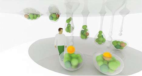 Sac-Shaped Refrigerators : Queen concept fridge