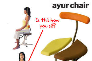 Seat Lifts and Separates Bum Cheeks: Ayur Chair