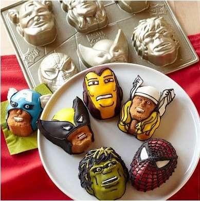 Crime-Fighting Confections : Marvel Comics Baking Kits