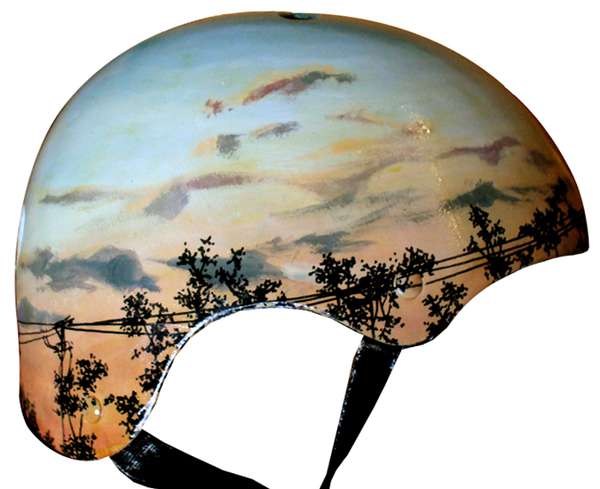 Hand-Painted Head Protectors : Belle Helmets