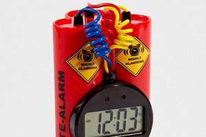 Explosive Alert Timers : Dynamite Alarm Clock