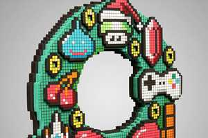 Retro Gamer Christmas Trimmings : 8-Bit Holiday Wreath