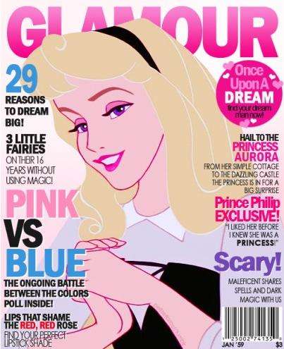 Chic Cartoon Periodicals : Disney Princess Magazine Covers