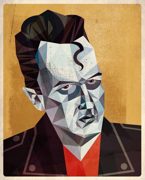 Contemporary Cubist Portraits : Dave Murray