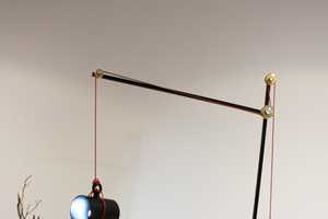 Lever System Lighting : Pulley Floor Lamp