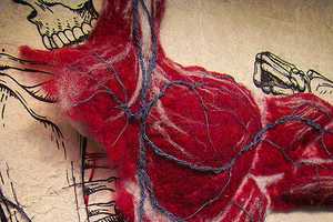 Introspective Body Art : felted anatomy