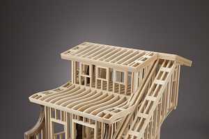 Architectural Armchair Art : Sit Stay by Ted Lott