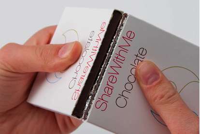 Easy-Access Sweets : ShareWithMe Chocolate Packaging