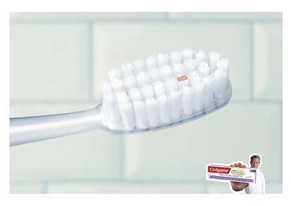 Mini Dental Message Ads : Colgate Pro-Gum Health campaign