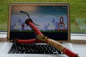 Interactive Slinger Game Accessories : USB Sling Shots