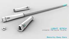 Motion Sensor Walkers: The Light Stick Helps the Blind