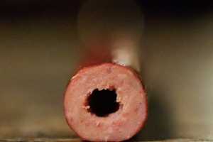 Meat-Made Drinking Tubes : bloody mary beef straw