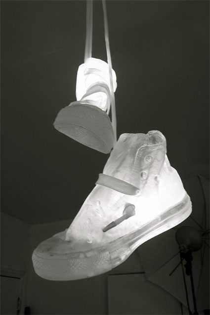 Urban Light: The Shoe Chandelier