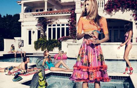 Pool Party Editorials : Velvet June 2012