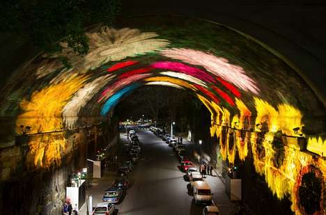 Spectacular Urban Light Installations : vivid sydney