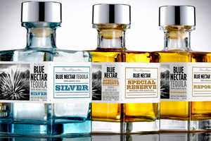 Sophisticated Liquor Branding : blue nectar tequila