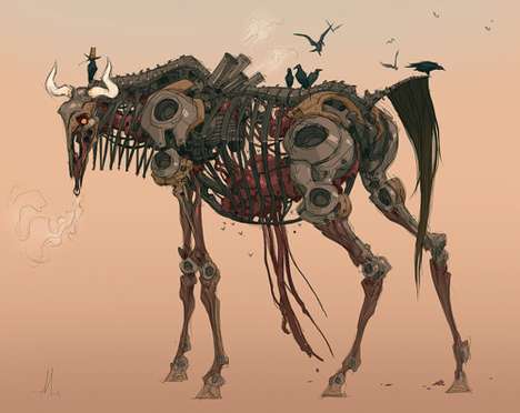 Mechanical Wildlife Artistry : Andrew Mar