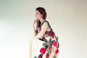 Ravishing Recycable Gowns : green dress by johann bertaux and david yiu