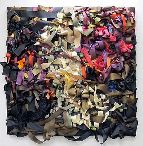Tangled Textile Creations : ribbon and textile artworks by vadis turner