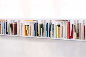 Skewed Slot Shelving : Bookshape Shelf