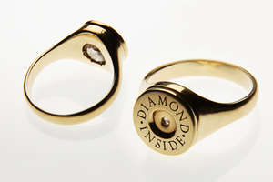 Anti-Bling Jewelry: Diamond Inside Ring