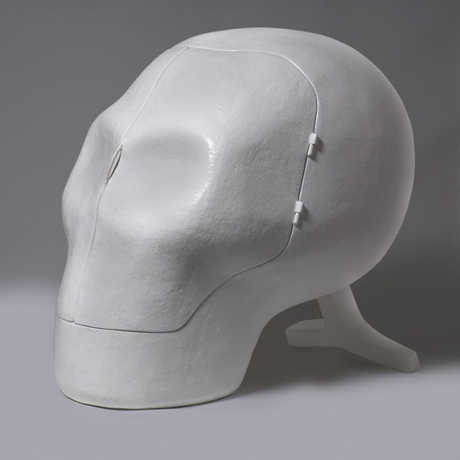 Sensory Deprivation Skull Chair by Atelier van Lieshout: