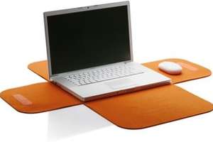 Felt & Velcro Laptop Cases: Red Maloo