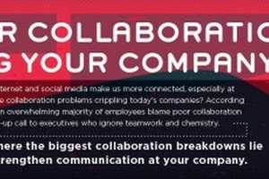 Business Synergy Infographics : work collaboration chart