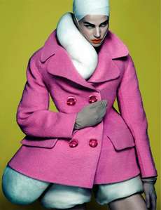 Prismatic Exaggeration Garments : W Magazine ‘Living Large’ Editorial