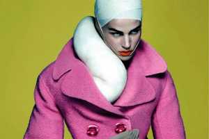 Prismatic Exaggeration Garments : W Magazine ‘Living Large’ Editorial