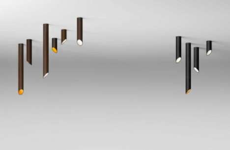Suspended Stalk Fixtures : Vibia 45-Degree Collection