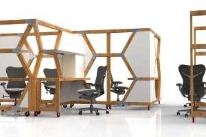 Abandoned House-Made Desks : HIVE Modular Workstation