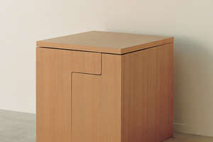 Space Saving Furniture: Dining Table in a Cube