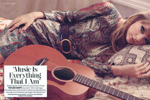 Musician-Centric Cover Shoots : Marie Claire UK November 2012