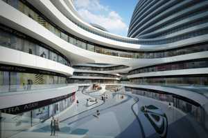 Sinuous Futuristic Malls : Galaxy Soho