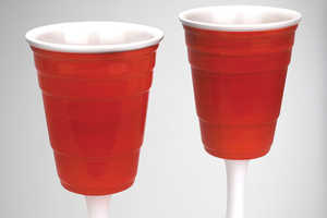Classy Party Alcohol Cups : Red Cup Wine Glasses