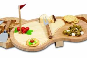 Golf-Themed Food Platters : Sand Trap Cheese Board