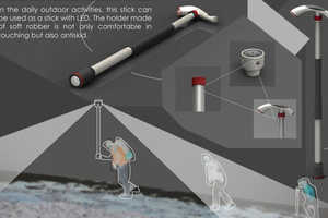 Dual-Purpose Trail Flashlights : Outdoor flashlight