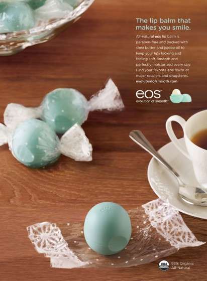 Delicious Chapstick Ads : EOS Lip Balm campaign