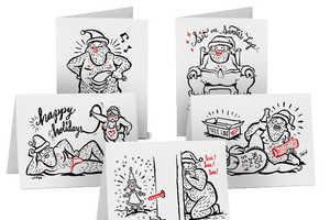 Inappropriate Christmas Cards : dirty santa