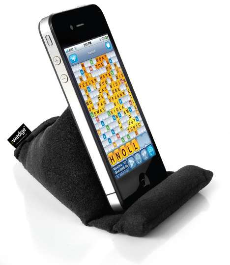 Cushioned Smartphone Holders : Wedge Phone Stand