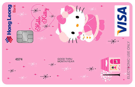 Feline Cartoon Currency : Hello Kitty Debit Card