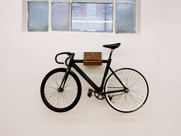 Decorative Timber Bike Racks : back rack